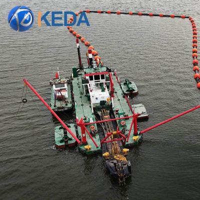 China Custom KEDA Diesel Cutter Suction Dredger 500m3/h 15m Depth Sand Dredging Machine for Gold Mining for sale