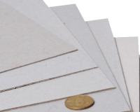 China Custom Printed Core Hard Superior Quality Thick Cardboard Sheets Paper Grey Paperboard for sale