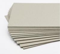 China Factory 1-3mm Hard Stiffness Thick Cardboard Grey Chipboard Sheets for sale