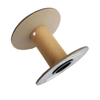China 100% Recycle Kraft Paper Cardboard Cable Reel OEM 3D Printing Custom Size for sale