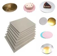 China mini square white cardboard cake base white cardboard for cake boxes for sale