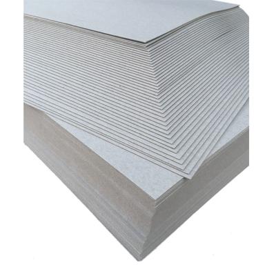 China high quality Stiffness Cardboard Composite Grey Chip Board Paper Sheets for sale