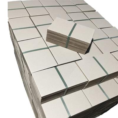 China Factory Wholesale 0.9-3mm Grey Cardboard Recycled Wood Pulp Duplex Paper Board for sale