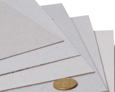 China Grey board paper and thick board are used for packing lining board paper model for sale
