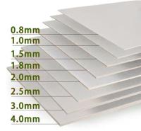 China Grey board factory price best price faigh quality 1mm 2mm 3mm for gift packing for sale