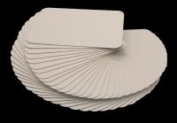China Strong Stiff 250gsm 300gsm 350gsm Coated Duplex Board Paper White with Grey Back for sale