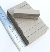 China 1.5mm 2mm 2.5mm thick book binding cover material with grey paperboard gray board for sale