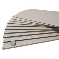 China Custom printed superior quality thick cardboard sheets: Core hard grey paperboard for sale