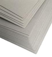 China Superior quality core hard thick cardboard sheets: Custom printed grey paperboard for sale
