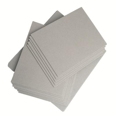 China Custom Printed Quality Prices Luggage Board Thick Cardboard Quick Clip Grey Paperboard for sale