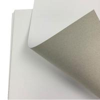 China Cardboard Sheets white Coated Grey back Wholesale 350g C1s White Duplex Board Paper for sale