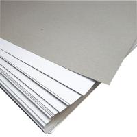 China Factory Supplier White Cardboard In Roll Cardboard Sheet White 2mm Gray White Cardboard Sheet for sale