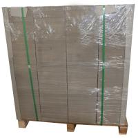 China Uncoated Grey Cardboard Sheets with Customized Shape Coating for sale