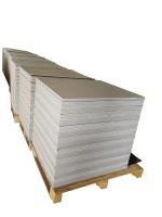 China 2mm 2.5mm Thickness Grey Cardboard Sheets Uncoated Recycled Grey Chipboard for sale