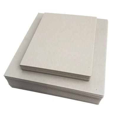 China Recycled Pulp Uncoated Grey Cardboard 1.5mm Thick 600g Grey Carton Board for sale