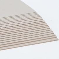 China Various Thicknesses Gray Cardboard Sheets 0.5mm 1mm 1.5mm 2mm Double Sided for sale
