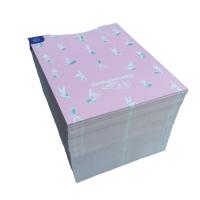 China Circle 210gsm A Grade Duplex Board Grey Back White Paper Plate Raw Material for sale