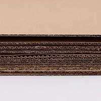 China 5 Ply Double Wall Fluting 4.5mm Thick Corrugated Cardboard Sheets Carton Resin Coated Single Side For Offset Printing for sale