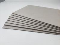 China Various Thicknesses 0.5mm 1mm 1.5mm 2mm Grey Card Board Gray Double Sided Gray Board for sale