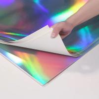 China Recycled Holographic Cardboard for UV Printing - Metalized Sliver Gold Paper for sale