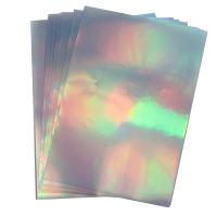 China Recycled Holographic Cardboard for UV Printing - Metalized Sliver Gold Paper for sale