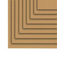 China Recycled Kraft Paper 126-440 GSM for Industrial Packaging for sale