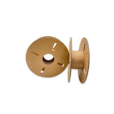 China Custom Eco-Friendly Kraft Paper Wire Spool with Anti-Curl and UV Coating for Consumer Electronics for sale
