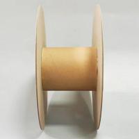 China Custom Eco-Friendly Kraft Paper Wire Spool with Anti-Curl and UV Coating for Consumer Electronics for sale