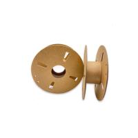 China Customizable Kraft Paper Wire Spool with Anti-Curl and UV Coating for Consumer Electronics for sale