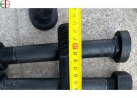 China OEM Oval Head Black Oxide Bolt Grade 12.9 Carbon Steel Bolt for sale