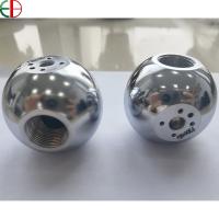 China EB Custom Stainless Steel Bearing Ball With Threaded Holes AISI 52100/Gcr15/JIS SUJ2 100Cr6 Chrome Steel Ball For Bearin for sale