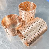 China Heavy-duty bronze bushings for punching and forging presses are resistant to high pressure, friction, wear, and deformation. for sale