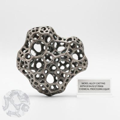 China 3D Printing Sample Nickel Alloy Casting with High Temperature Strength Up To 1000 °C and CT8 Size Tolerance for Precision Applications for sale