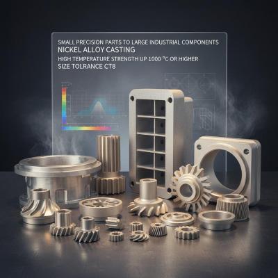 China Nickel Alloy Casting with High Temperature Strength Up To 1000 °C and Size Tolerance CT8 for Small Precision Parts to Large Industrial Components for sale