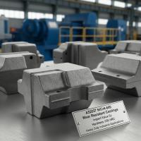 China Custom Wear Resistant Castings with AS2027 NiCr4-600 Material, Impact Value 5J, and Hardness ≥55 HRC for Heavy Duty Applications for sale