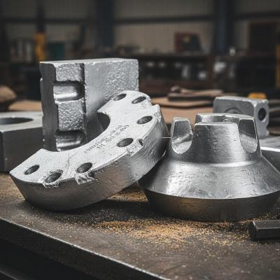 China Aluminum Sand Casting Wear Resistant Castings with Impact Value ≥60J and Brinell Hardness 500-540 HB for Crusher Waring Parts for sale