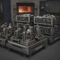 China CNC Machining Heat Treatment Fixtures with Combined Base Trays Featuring Enhanced Corrosion Resistance and AS2574 Level 2 UT Certification for sale