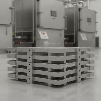 China Intermediate Grid Trays Heat Treatment Fixtures With 1200°C Heat Resistance And Enhanced Corrosion Resistance Via Silica Sol Cast Process for sale