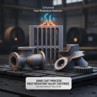 China Heat Resistant Steel Castings with High Corrosion Resistance and Up To 1300℃ Working Temperature for High Tensile And Impact Strength for sale
