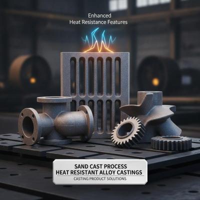 China Heat Resistant Steel Castings with High Corrosion Resistance and Up To 1300℃ Working Temperature for High Tensile And Impact Strength for sale