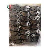 China Heavy Duty HB600 Ni-Hard 4 Cast Iron Rotary Tiller Bent Blade Wear Resistant Curved Rotavator Tiller Blade for Dry Soil for sale