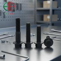 China High Strength Grade 10.9 Zinc Finish Carbon Steel Hex Flange Bolt and Nut with Fine Thread EB Brand for Engineering Construction for sale