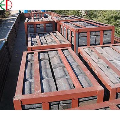 China High Cr Cast Wear Liner Plate Alloy Cast Mill Liner HRC50 Hardness FED14 Standard ISO9001 Certified for Cement Mining Ball Mill for sale