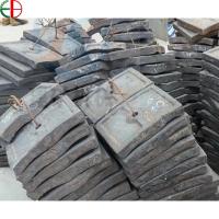 China Cr-Mo Alloy Casting Mill Liners for SAG Mill Sand Cast Process EB Brand Customizable Dimensions HRC50 Hardness ISO 9001:2018 for sale
