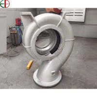 China Custom Large Cast Alloy Steel Centrifugal Pump Housing Volute Casing Polished Surface CT5 Tolerance Industrial Water Pump EB for sale