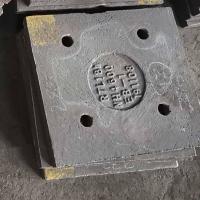 China OEM High Chromium Cast Iron Sand Cast Wear Plate ASTM A532 HRC60+ 5J Impact for Concrete Mixer Drum Liner EB Brand for sale