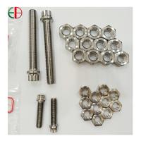 China Industrial TA1 Pure Titanium Hexagon Bolt Nut Flat Spring Washer Set M3  M10 M12 M16 Corrosion Resistant Titanium Fastener for sale