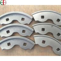China High Hardness HB600 Ni-Hard Rotary Tiller Bent Blades Wear Resistant Dry Land Farming Rotavator Blade Casting Part for sale