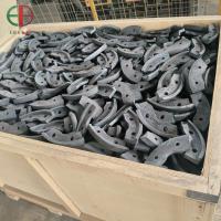 China High Hardness HB600 Ni-Hard Rotary Tiller Bent Blades Wear Resistant Dry Land Farming Rotavator Blade Casting Part for sale