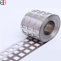China Custom Machinable Nickel Alloy Battery Tabs EB80263 380MPa Tensile Strength Pure Nickel Strip for Vessel Offshore Oil Equipment for sale